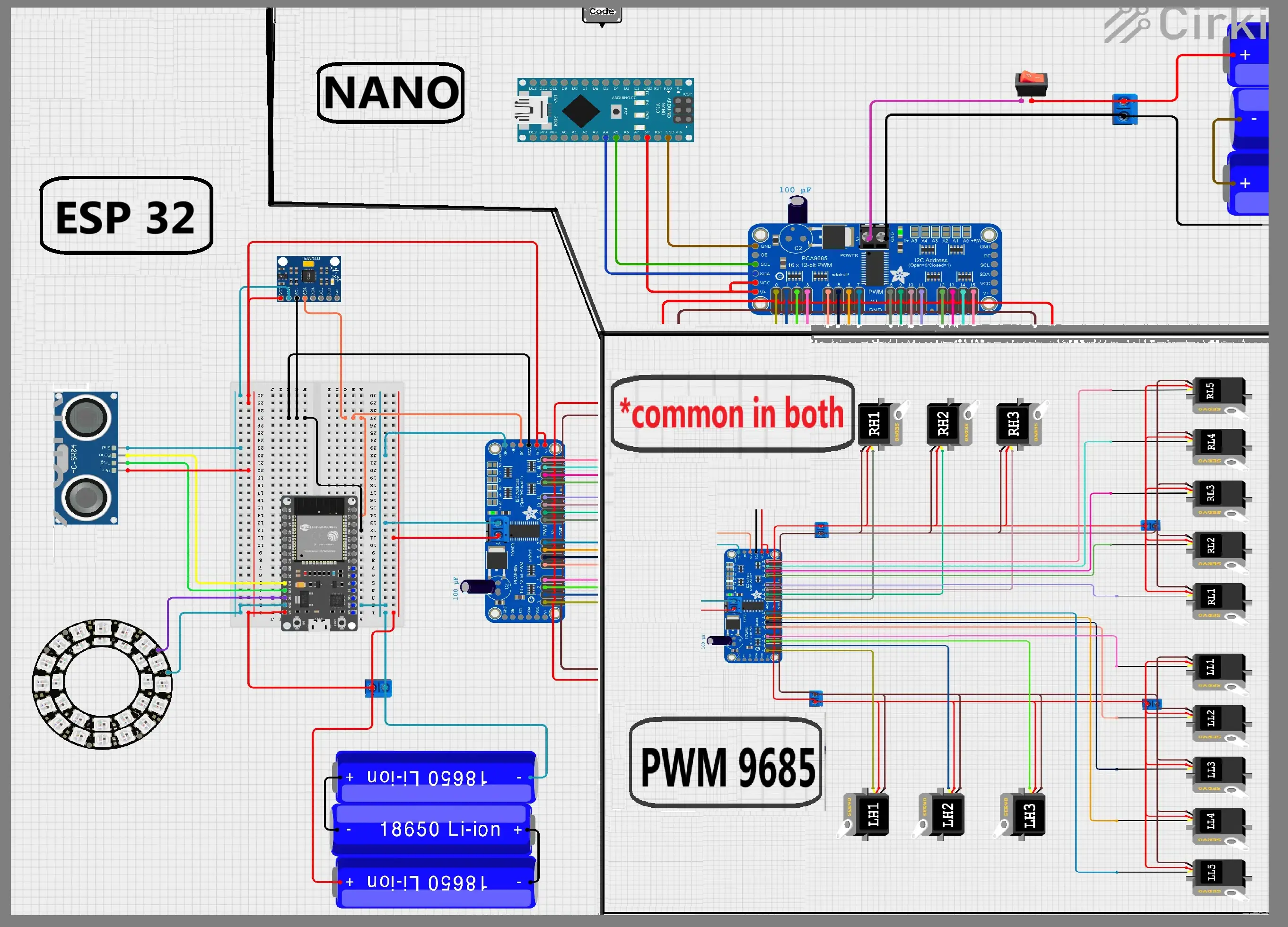 PGNTA: 17 DOF Humanoid Arduino Robot
